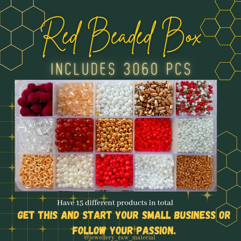 Red Beaded Box – JRM