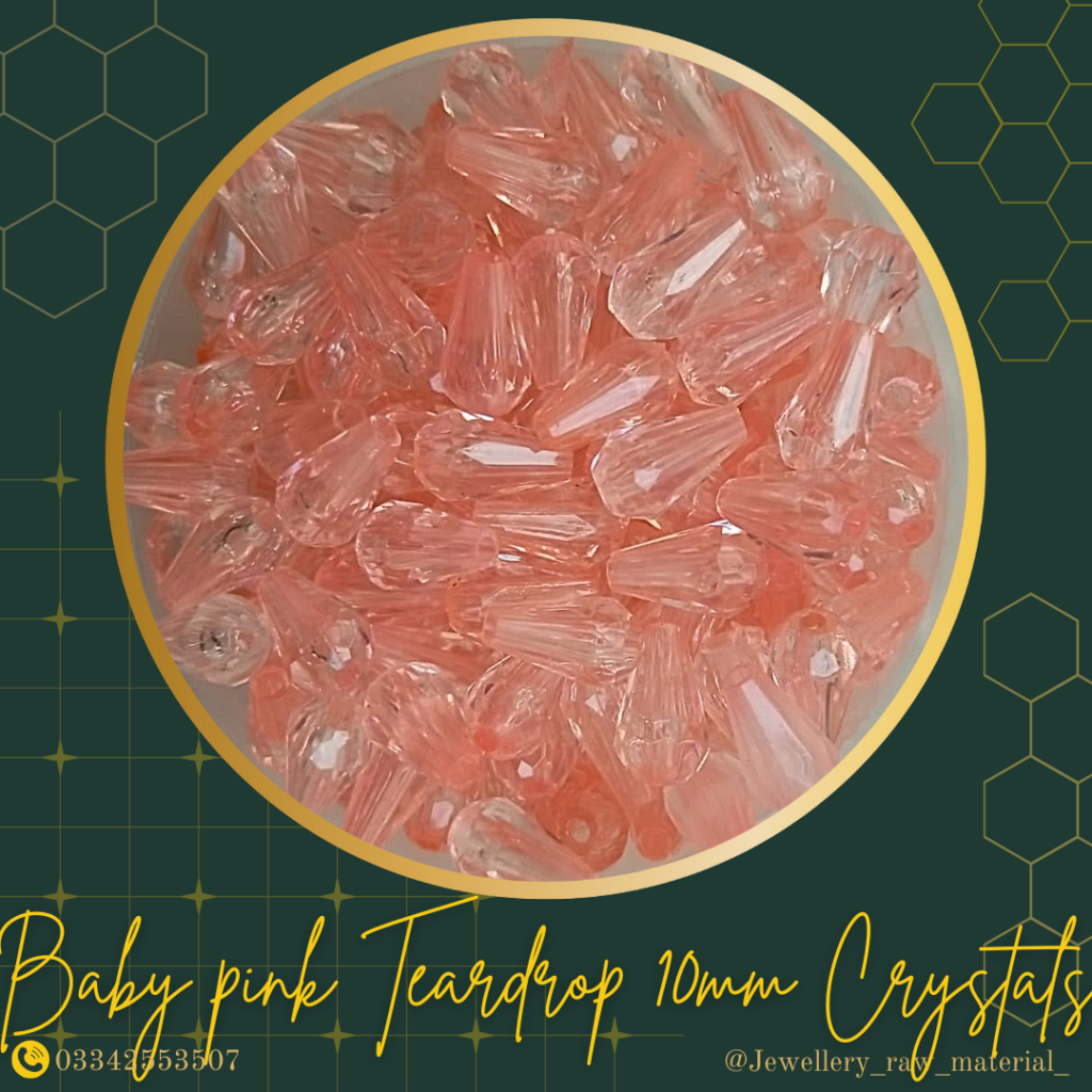 Teardrop 10mm Crystals. – JRM